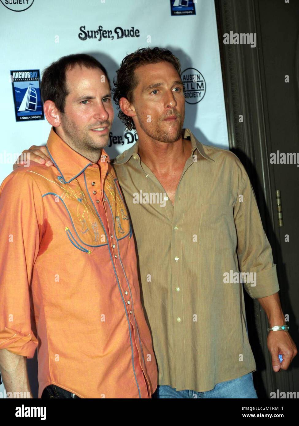 Matthew McConaughey and SR Bindler attend the premiere at Austin's ...