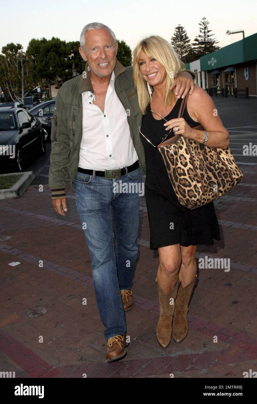 - Suzanne Somers and husband Alan Hamel head out for dinner at the ...