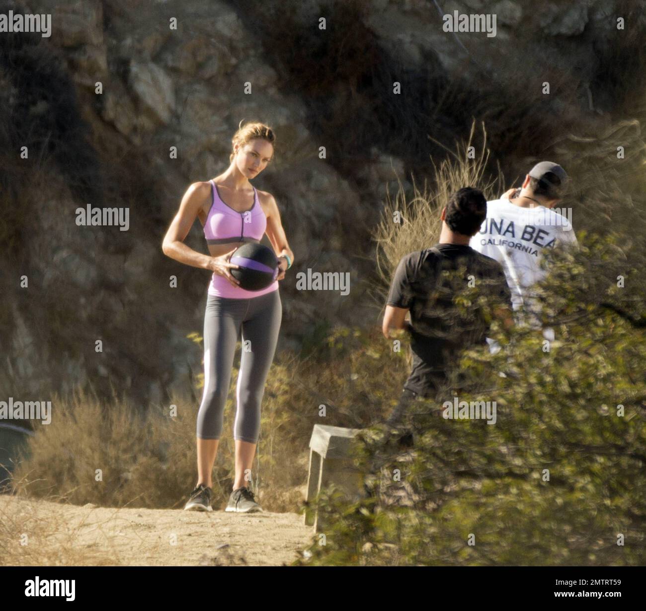 EXCLUSIVE!! Candice Swanepoel shows off her fine form during a photo ...