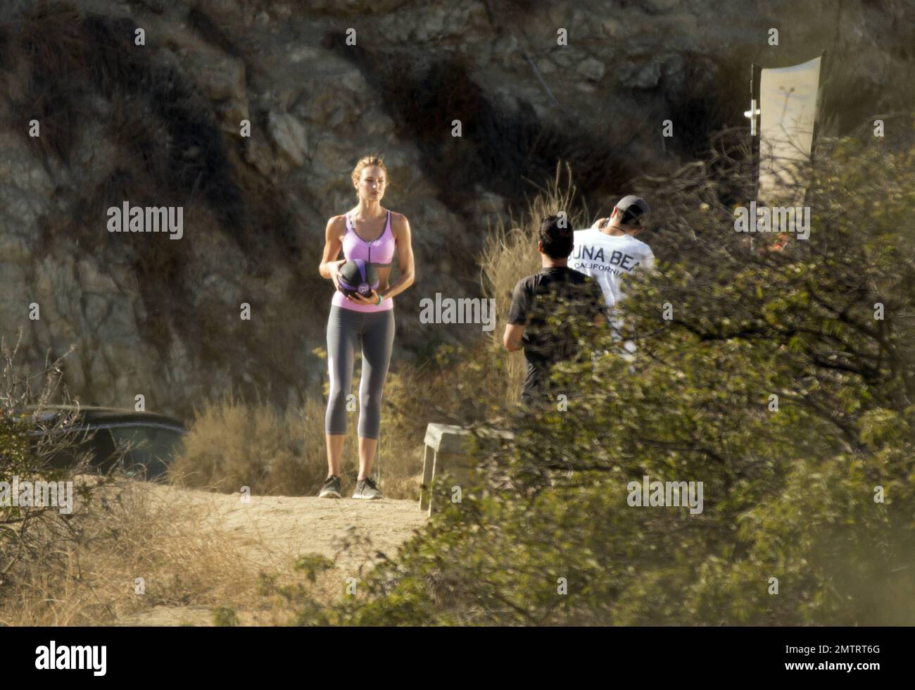 EXCLUSIVE!! Candice Swanepoel shows off her fine form during a photo ...