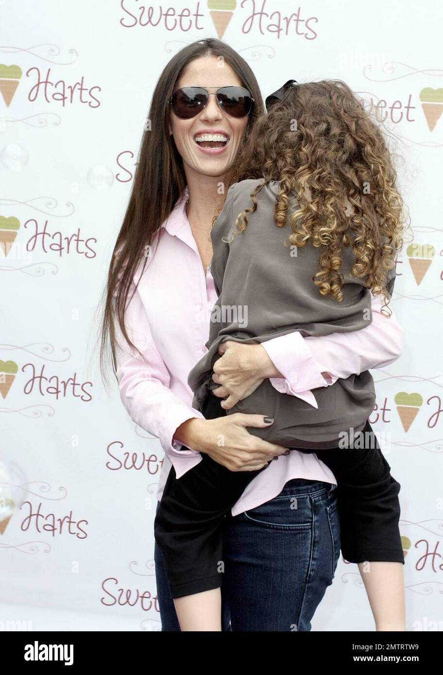 Actress Soleil Moon Frye and her daughter attend the grand opening of ...