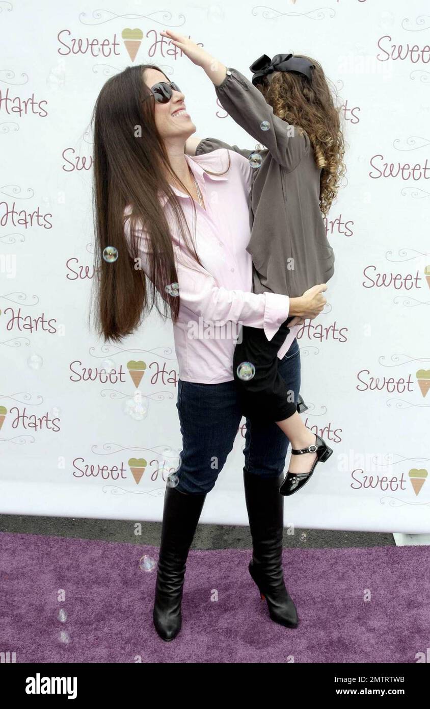 Actress Soleil Moon Frye and her daughter attend the grand opening of ...