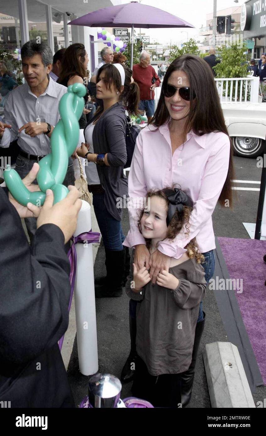 Actress Soleil Moon Frye and her daughter attend the grand opening of ...