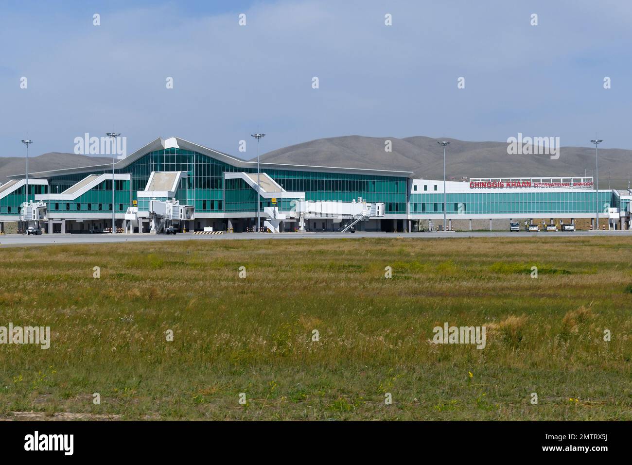 Passengers terminal of the New Ulaanbaatar International Airport ...