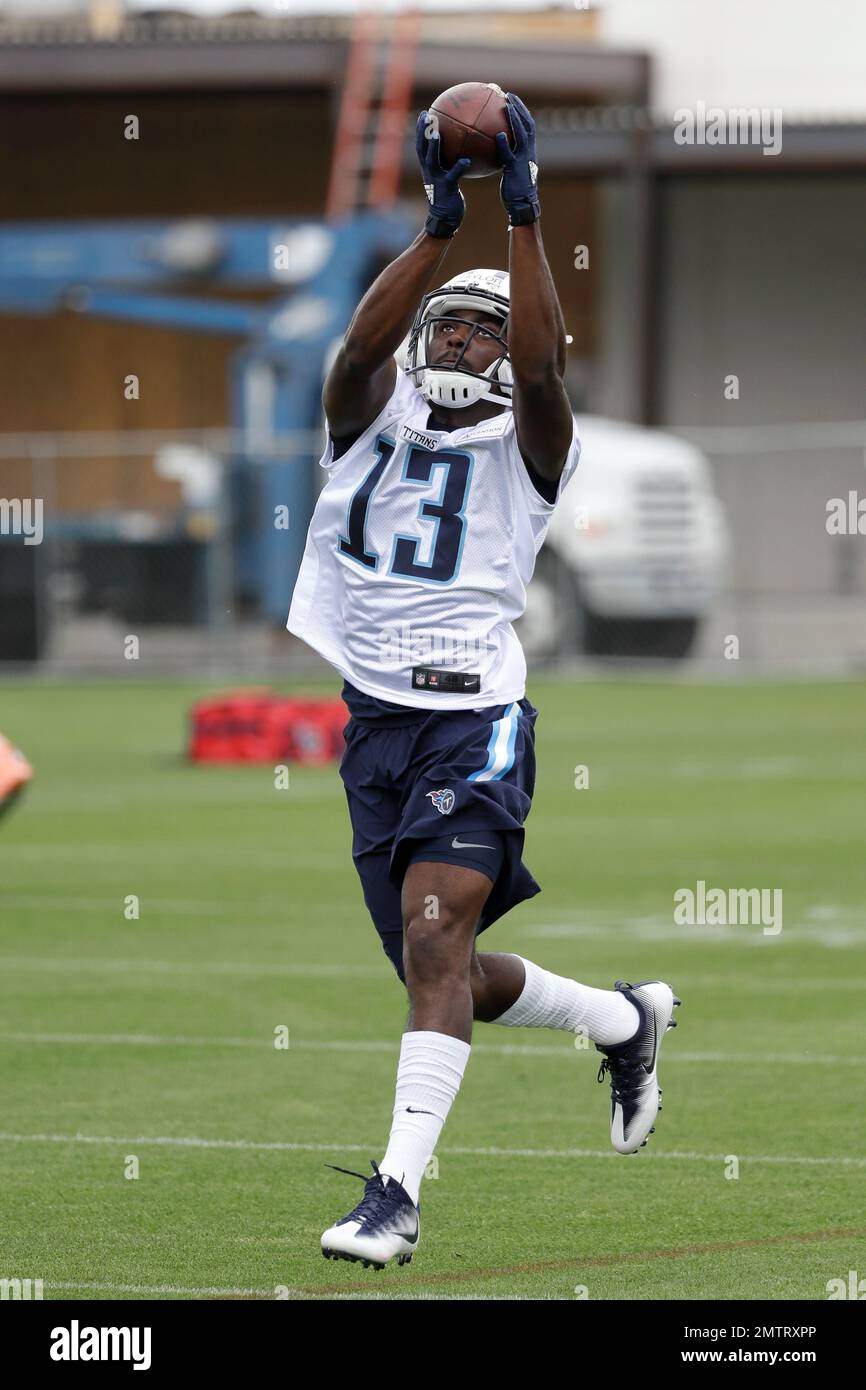 Tennessee Titans wide receiver Taywan Taylor catches a pass during NFL ...