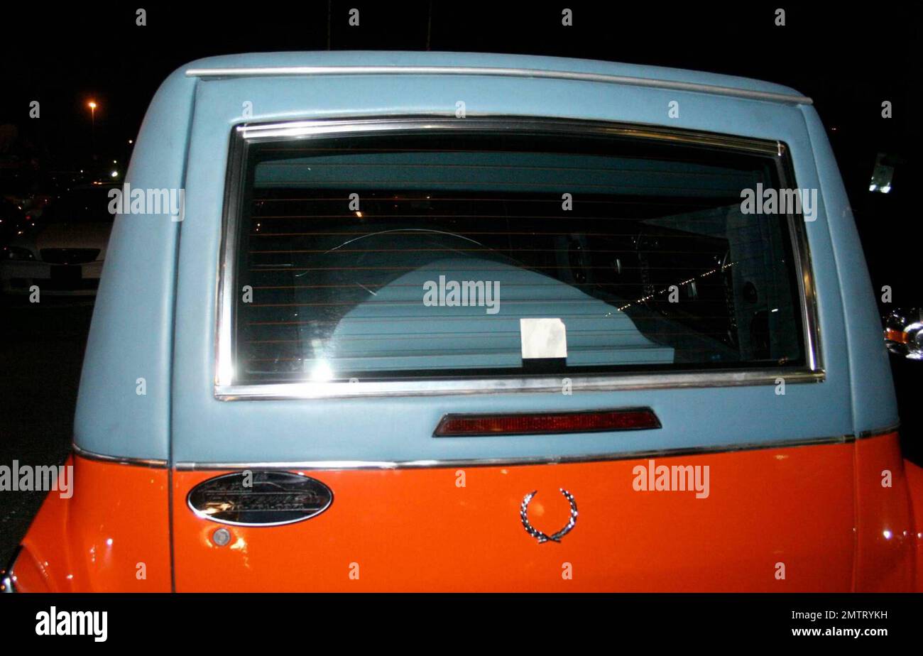 Rapper T-Pain arrives at Landshark Stadium for the Miami Dolphins vs ...
