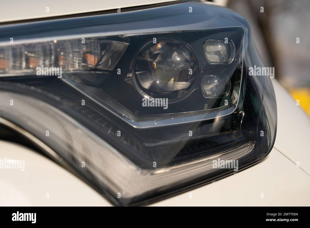 Headlight design close-up as modern concept Stock Photo - Alamy