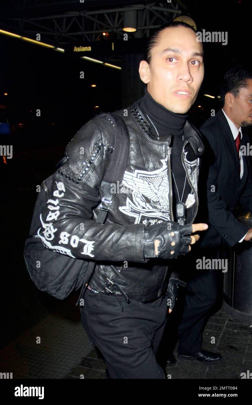 Member of the award-winning group The Black Eyed Peas, rapper Taboo ...