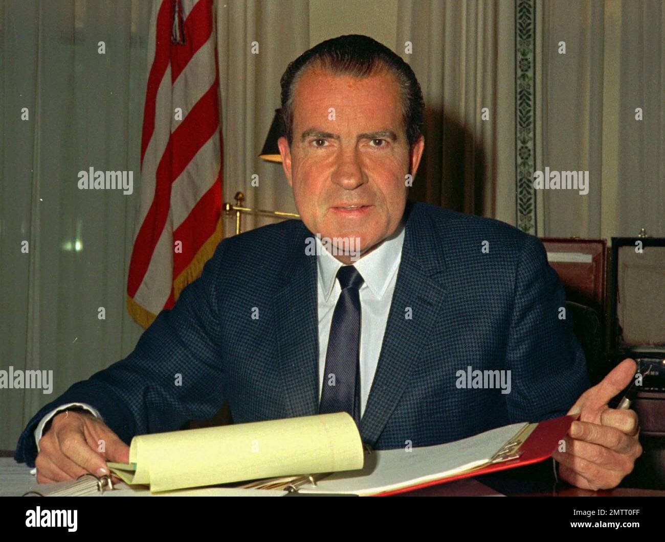 FILE - In this Feb. 16, 1969, file photo, President Richard M. Nixon ...