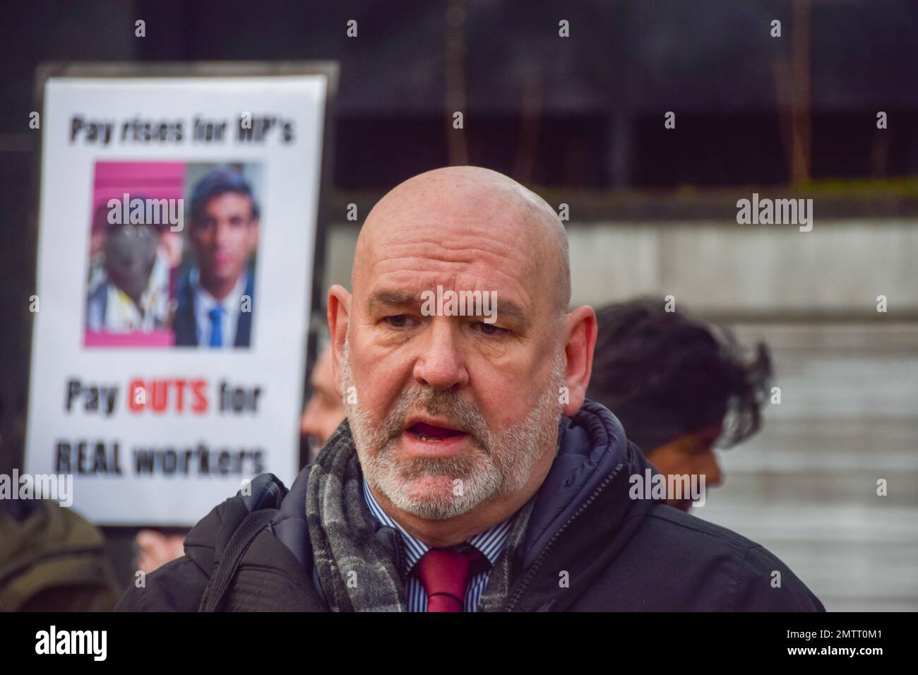 London, England, UK. 1st Feb, 2023. ASLEF (Associated Society of ...