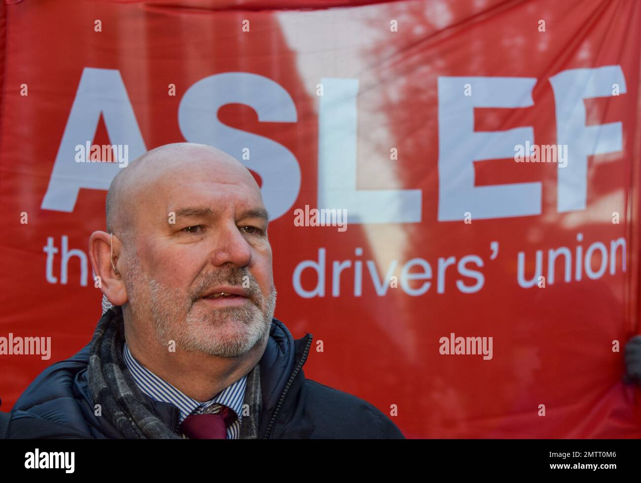 London, England, UK. 1st Feb, 2023. ASLEF (Associated Society of ...