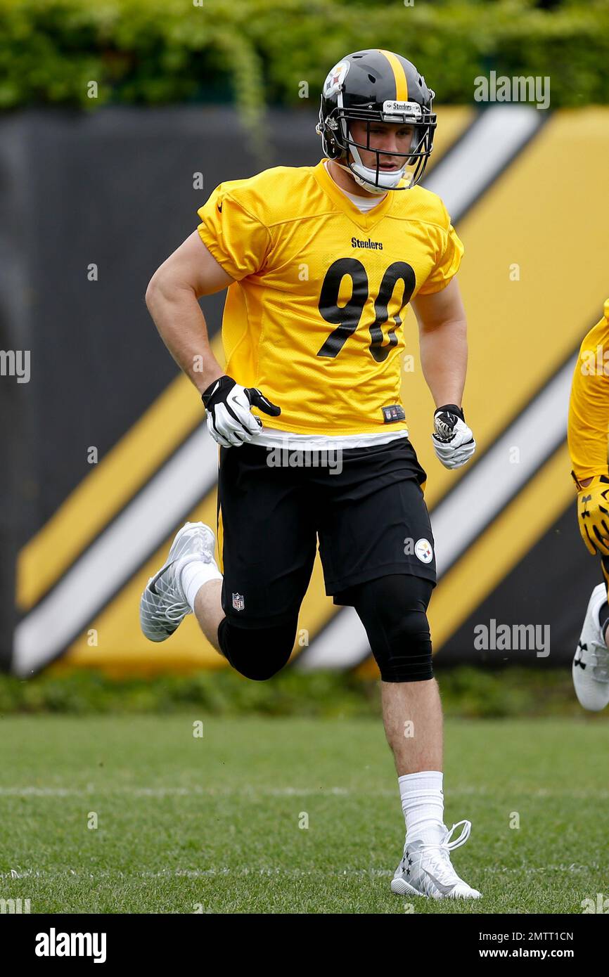 Pittsburgh Steelers first round draft pick linebacker T.J. Watt (90 ...
