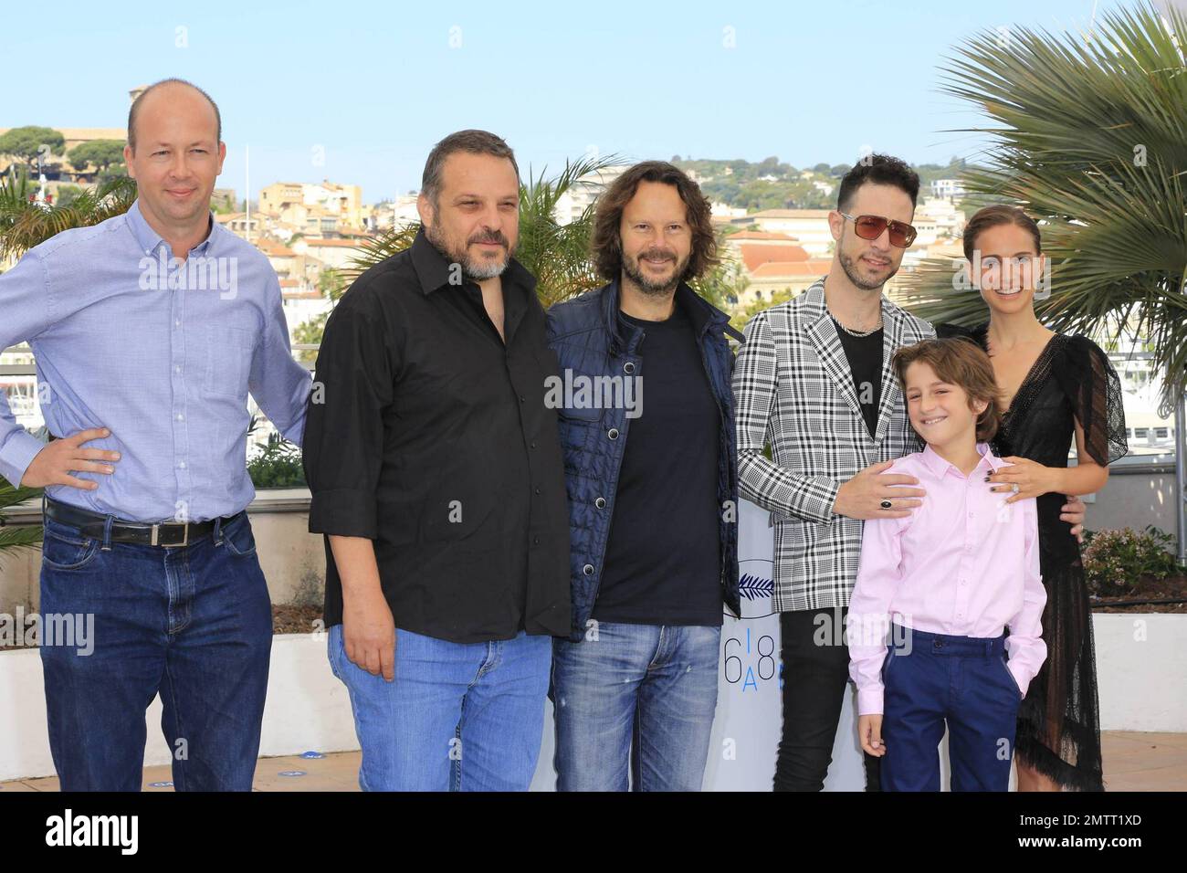 Producers Nicolas Chartier, David Mandil, Ram Bergman, actors Gilad ...