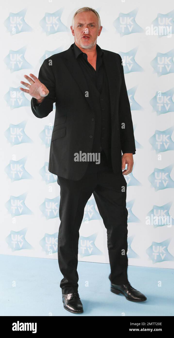 Greg Davies arrives to the UKTV Live event and new season launch held ...