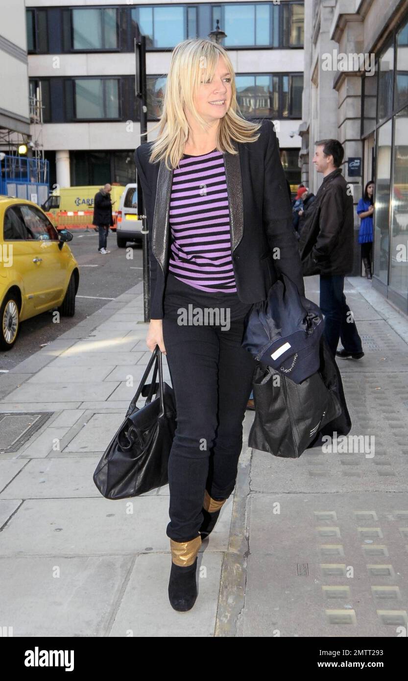 The five-foot-ten Zoe Ball arrives at BBC Radio 2 and, wearing heels ...