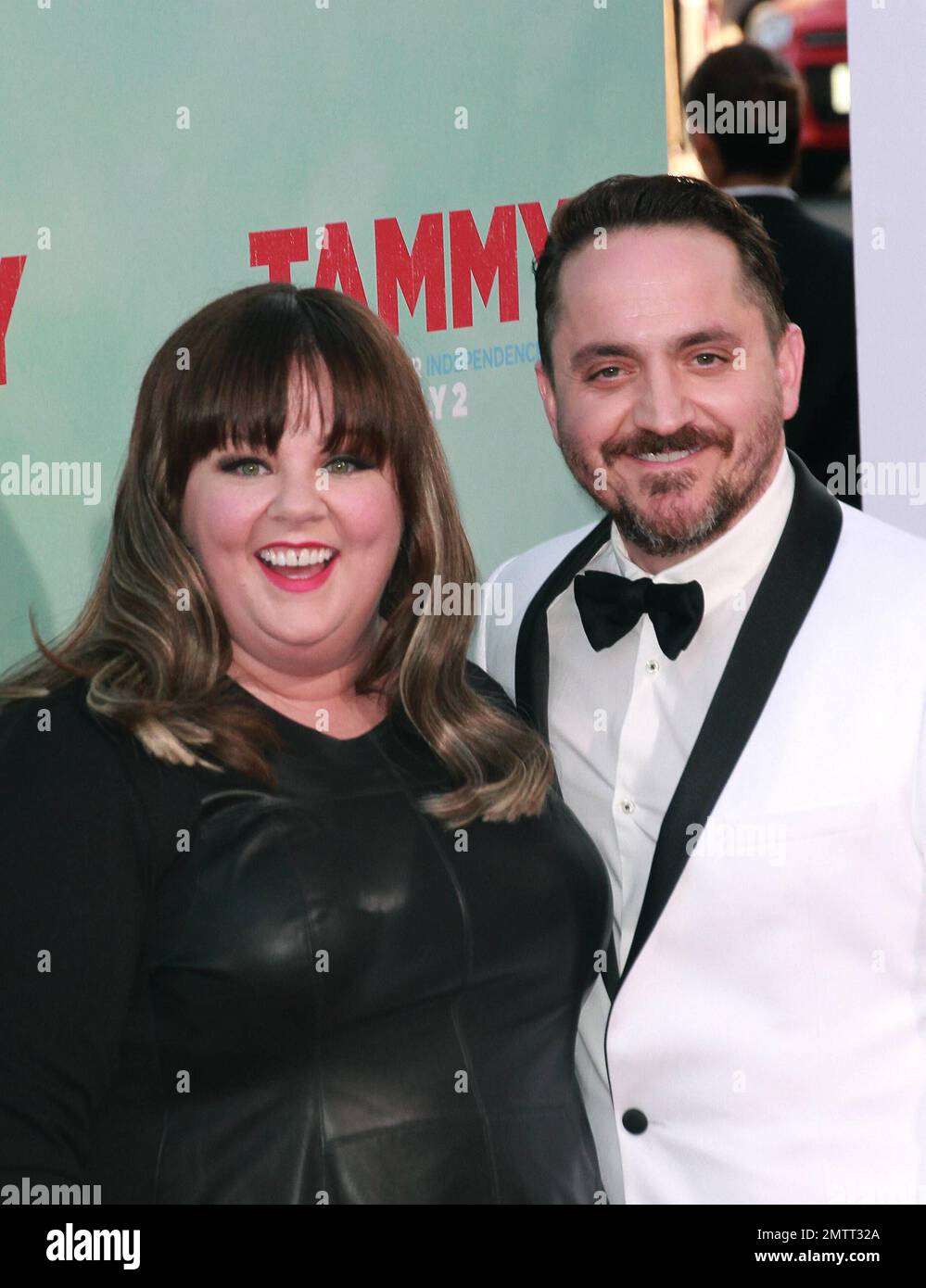 Ben Falcone amd Melissa McCarthy at the premiere Of Warner Bros ...