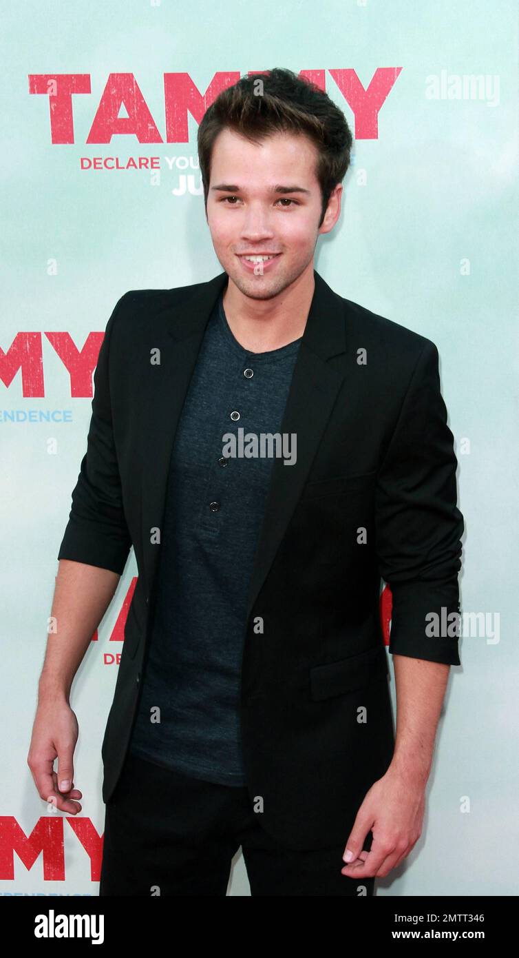 Nathan Kress at the premiere Of Warner Bros. Pictures' "Tammy". Los ...