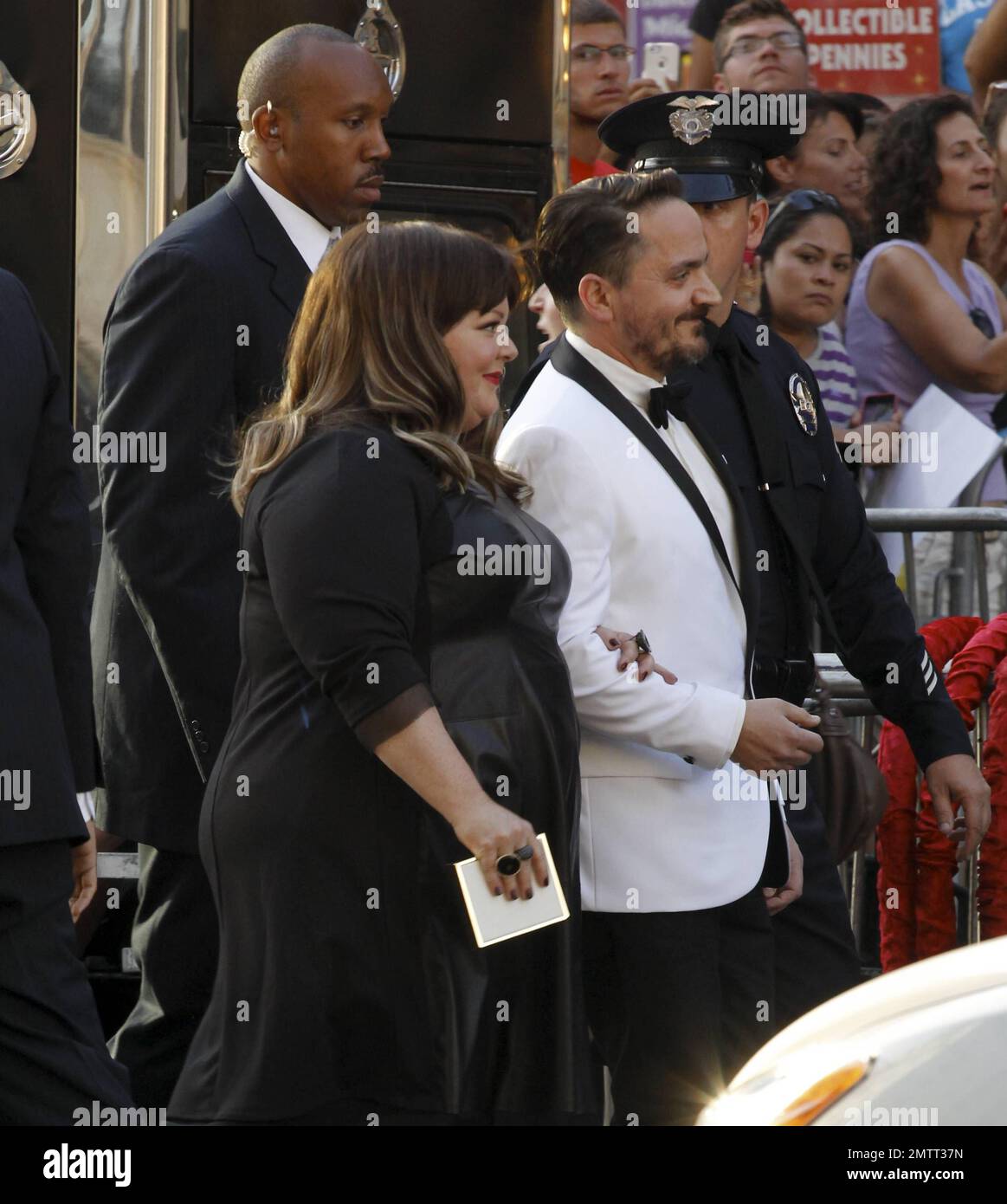 Ben Falcone, Melissa McCarthy at the premiere Of Warner Bros. Pictures ...