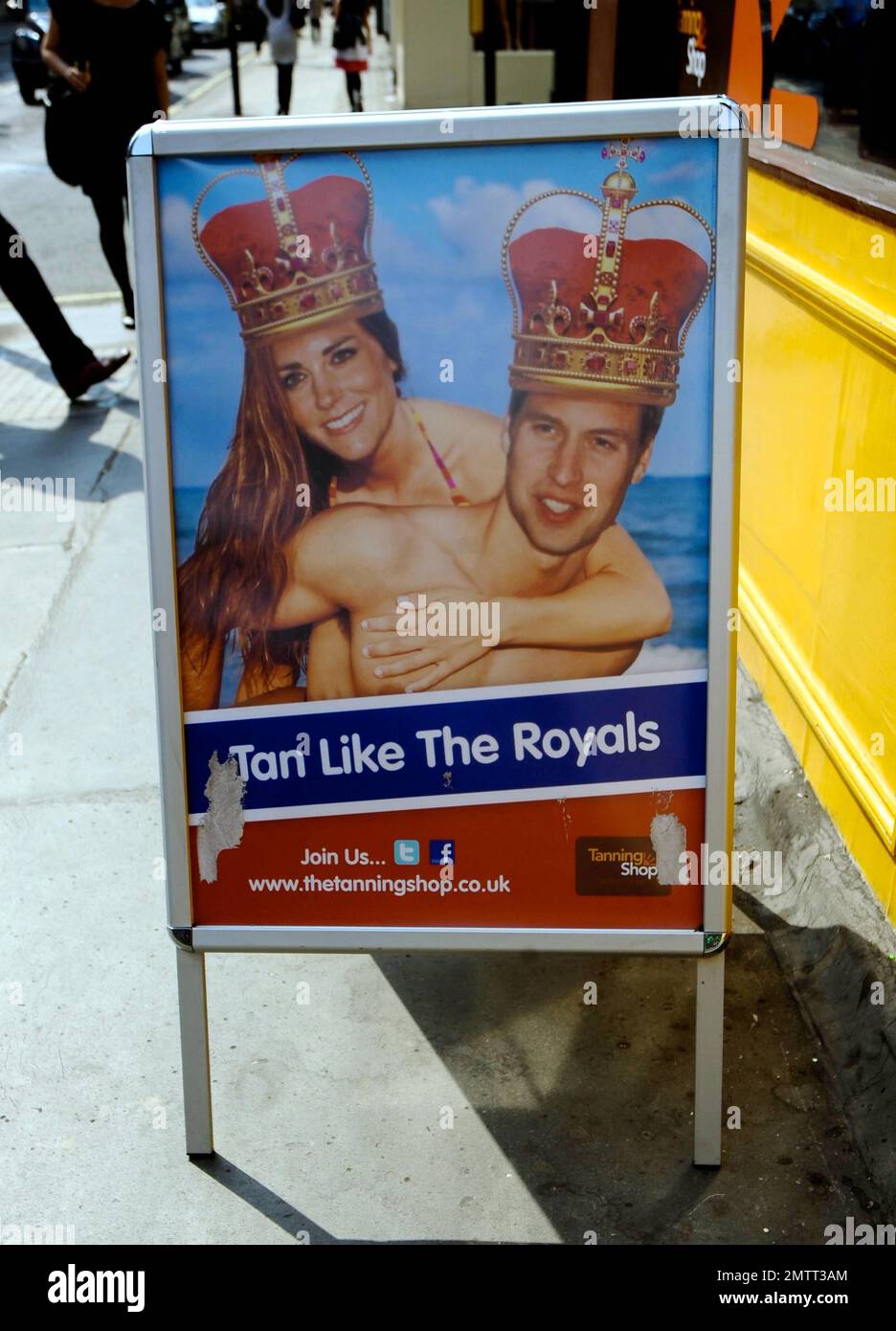 Even tanning salons are getting into the spirit of the upcoming royal ...