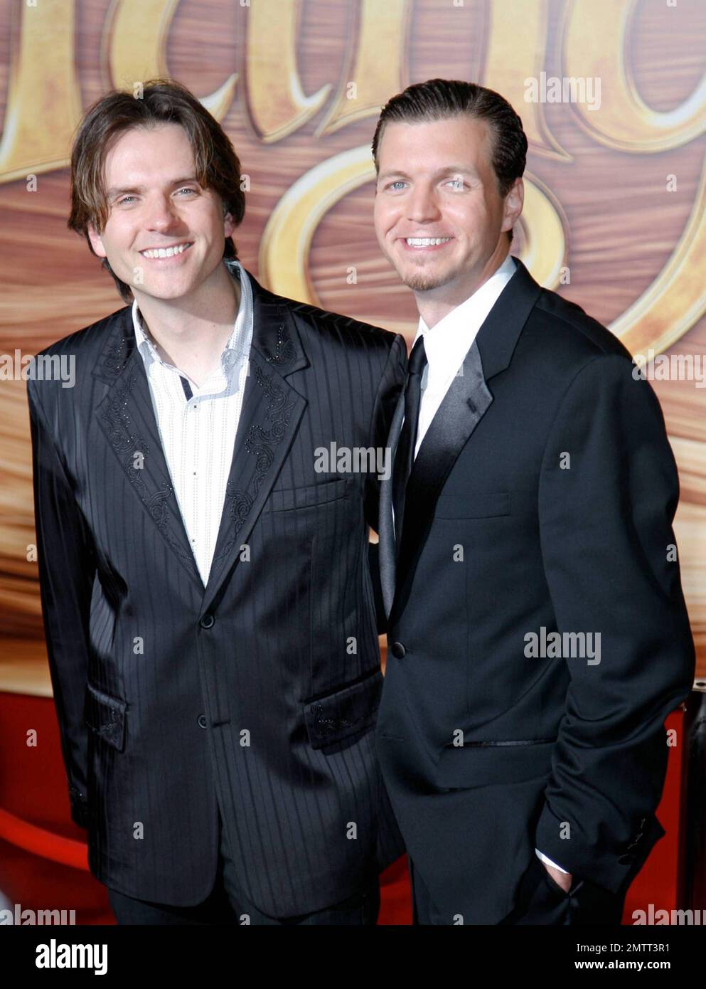 Byron Howard and Nathan Greno at the premiere of "Tangled" at the El ...
