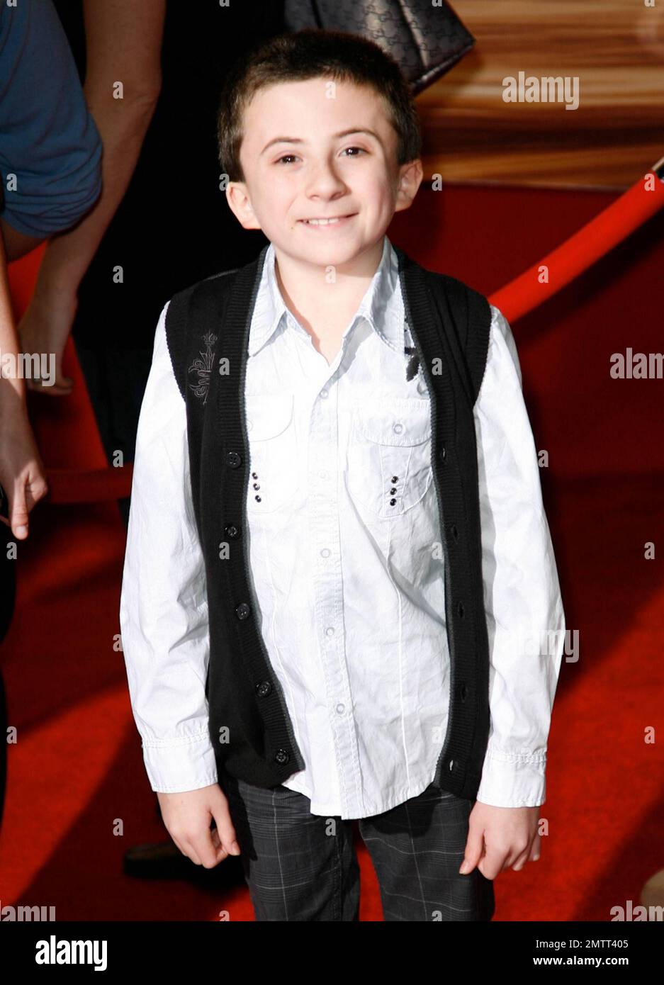 Atticus Shaffer at the premiere of "Tangled" at the El Capitan Theatre ...