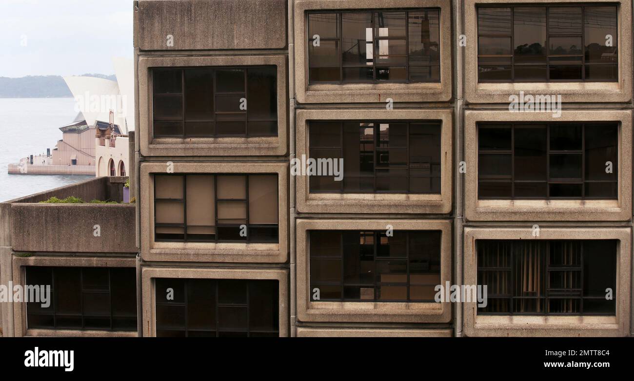 The Sirius building, constructed in the Brutalist style, overlooks the ...