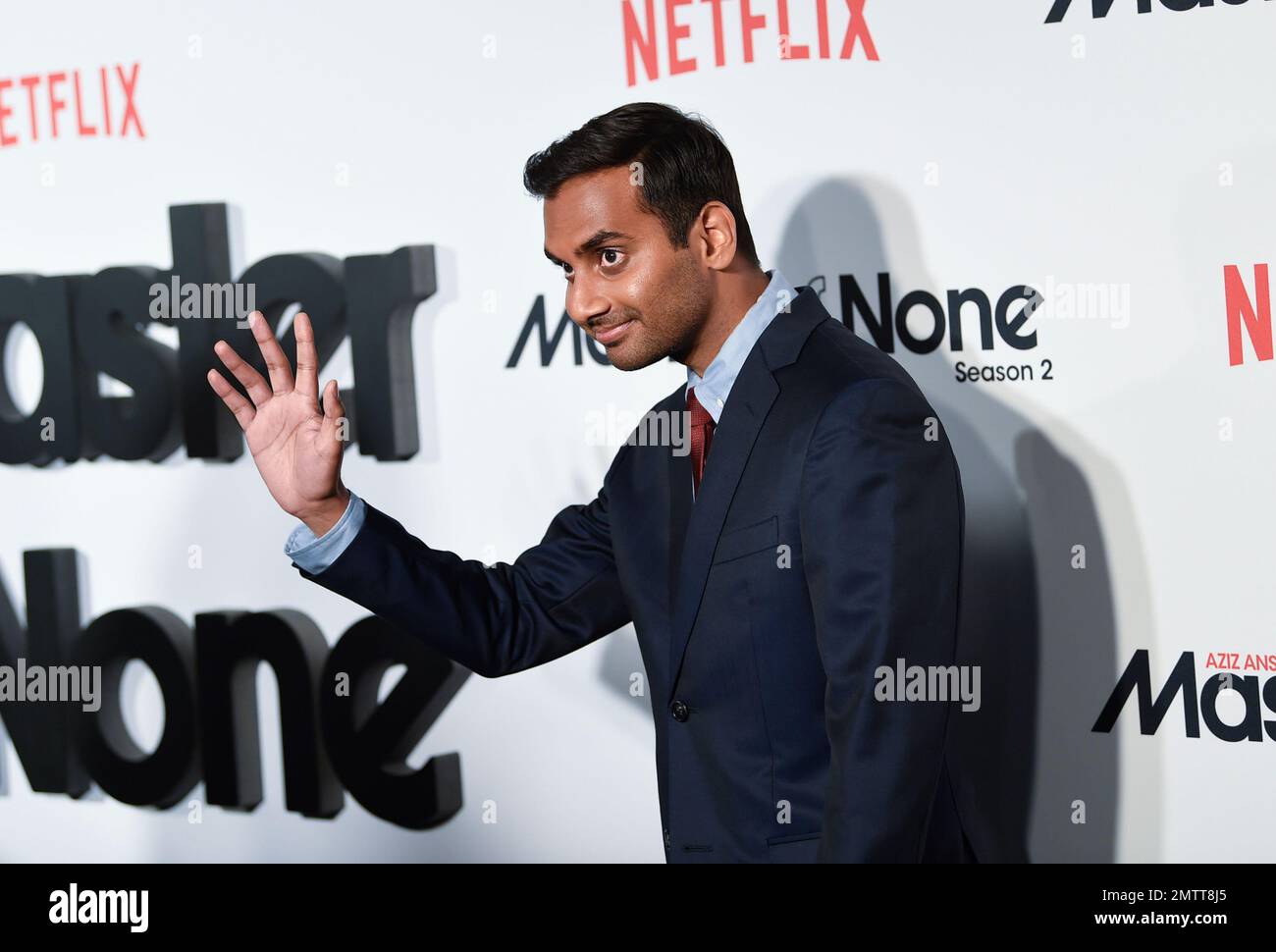 Co-creator, executive producer and actor Aziz Ansari attends Netflix's ...