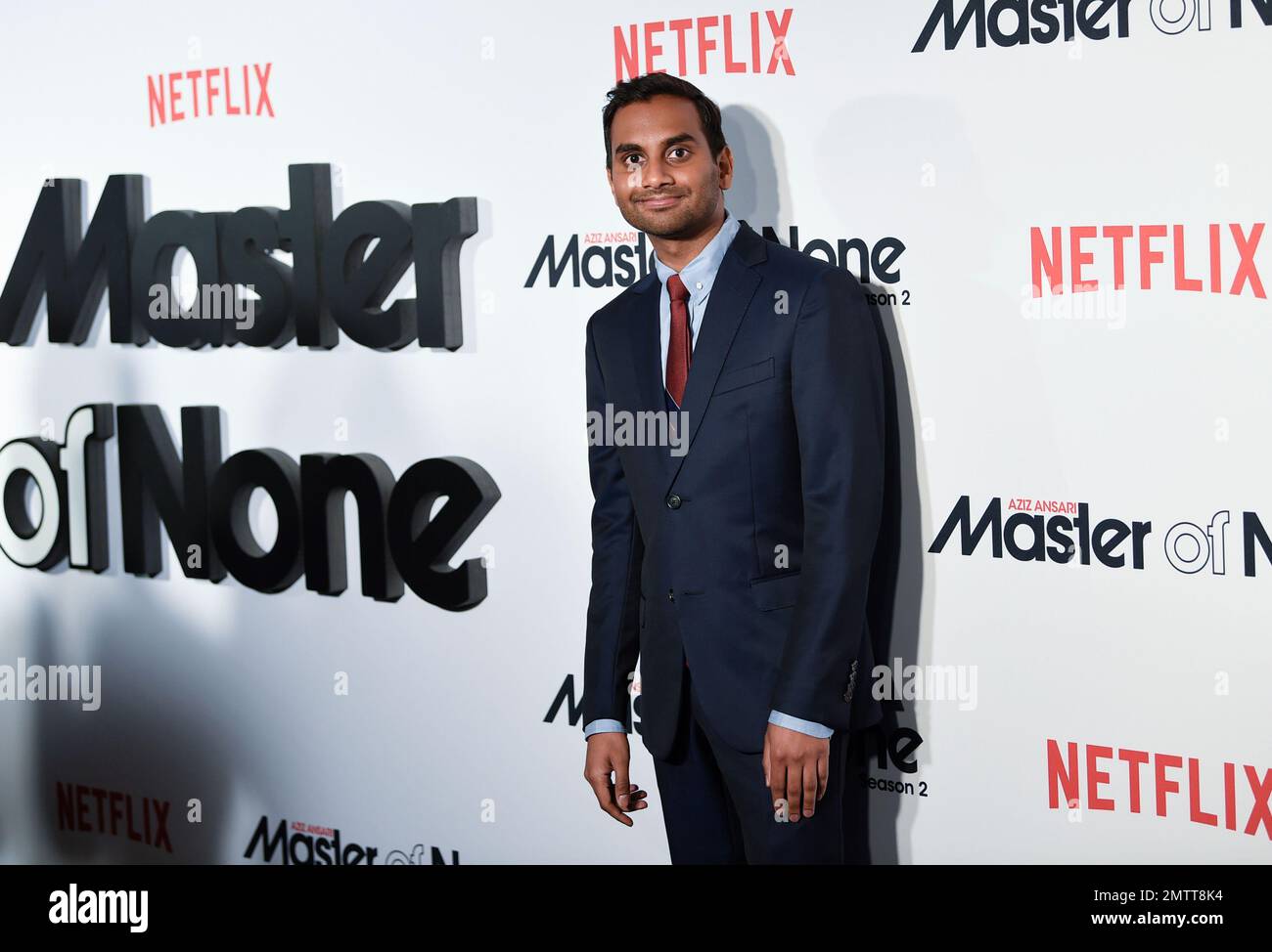 Co-creator, executive producer and actor Aziz Ansari attends Netflix's ...