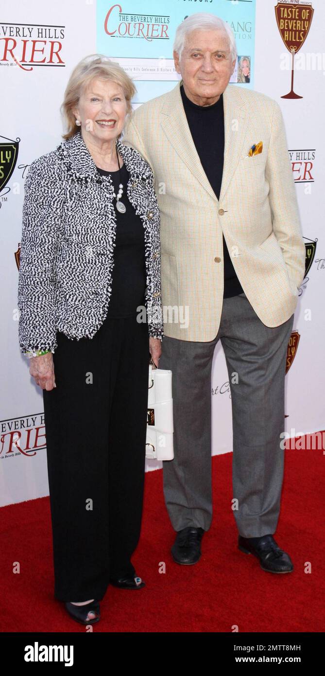Monty and Marilyn Hall pose on the red carpet at Food & Wine presents ...