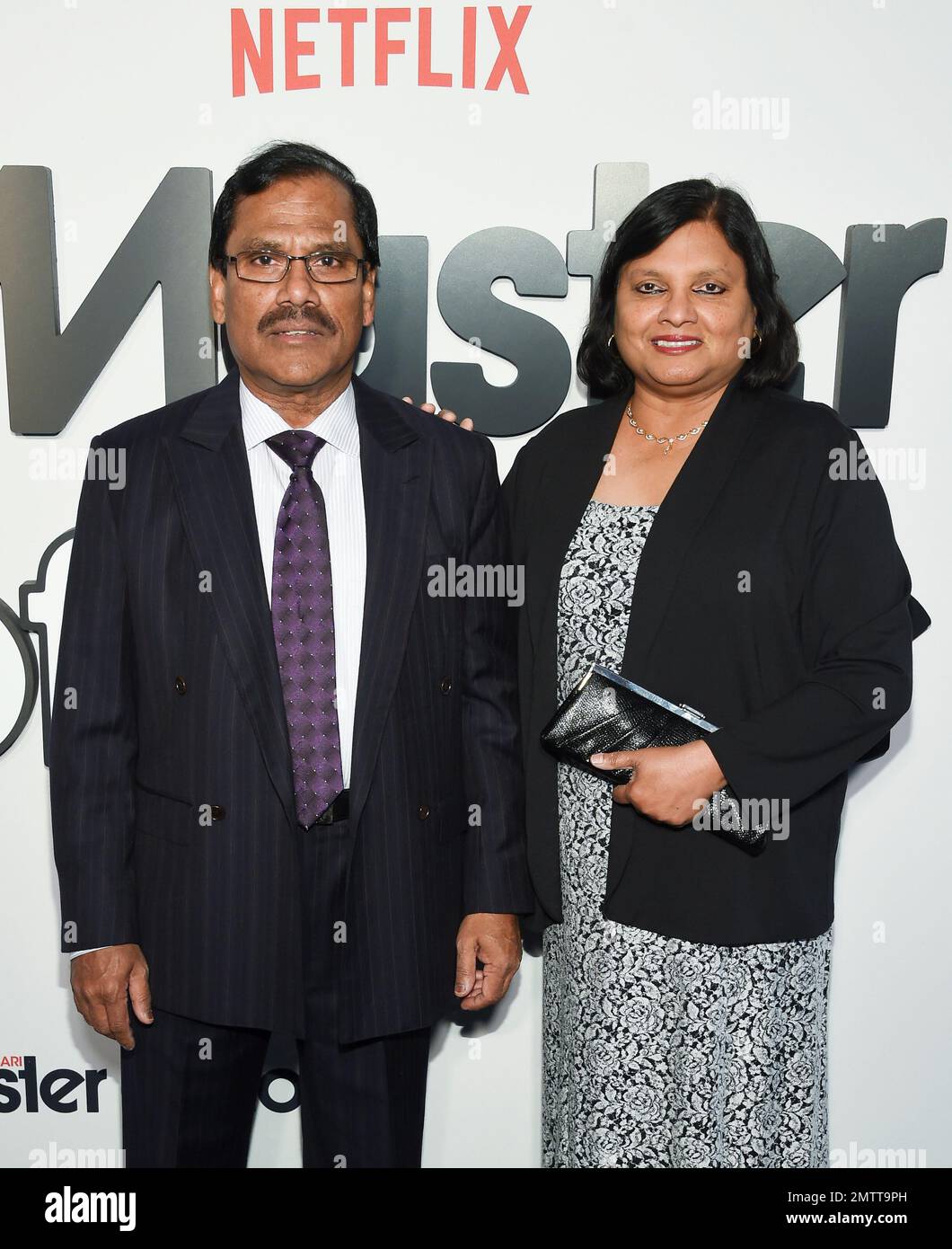 Actors Shoukath Ansari, left, and Fatima Ansari attend Netflix's ...