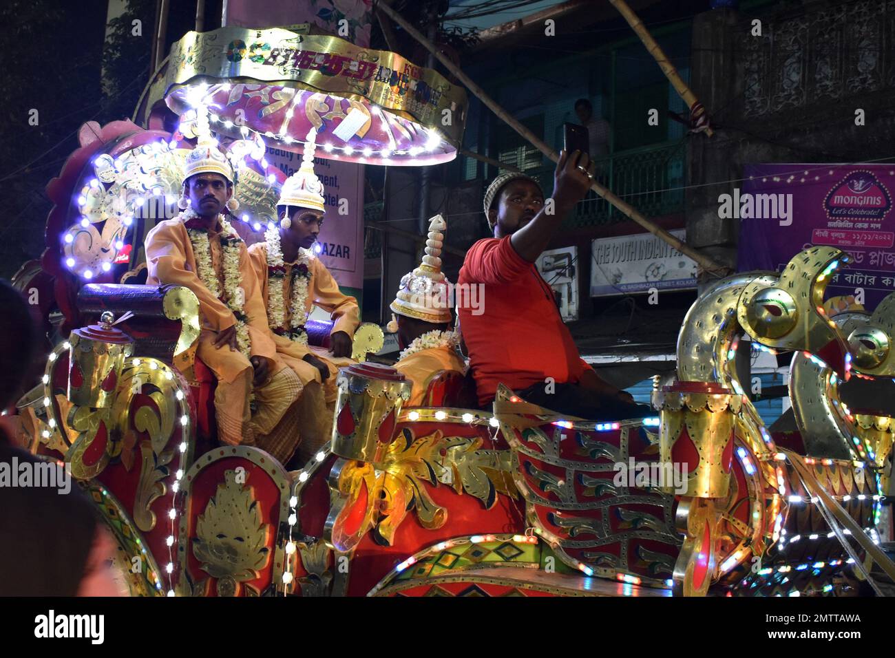Kolkata, India. 01st Feb, 2023. A Trinamool Congress (TMC) Councilor ...