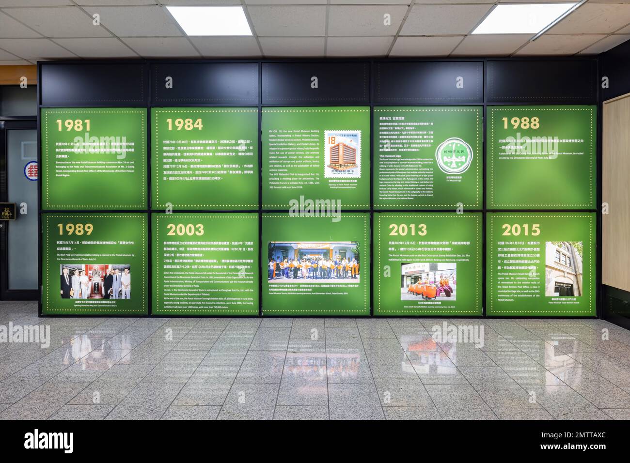 Interior view postal museum hi-res stock photography and images - Alamy