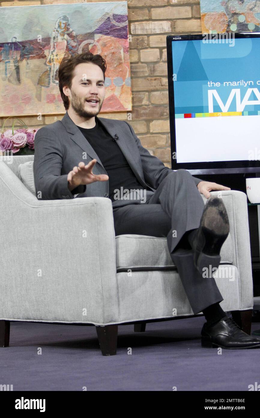 Actor Taylor Kitsch makes an appearance on the 'Marilyn Denis' show to ...