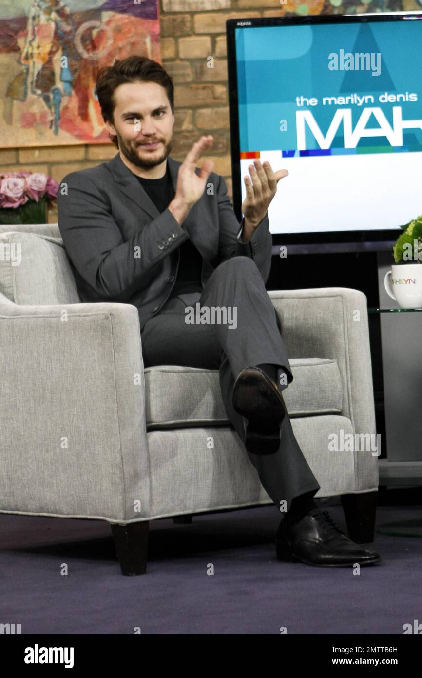 Actor Taylor Kitsch makes an appearance on the 'Marilyn Denis' show to ...