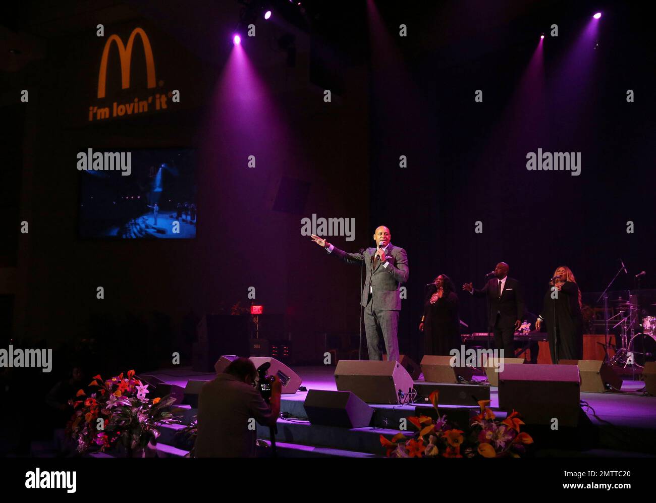 IMAGE DISTRIBUTED FOR MCDONALD'S - Bryan Courtney Wilson is seen ...