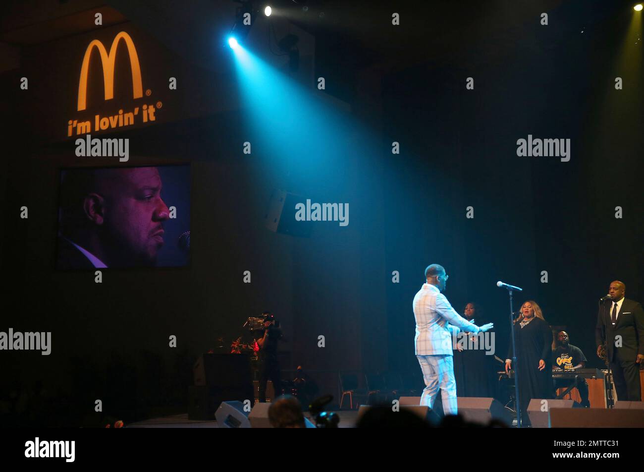 IMAGE DISTRIBUTED FOR MCDONALD'S - Donald Lawrence is seen performing ...
