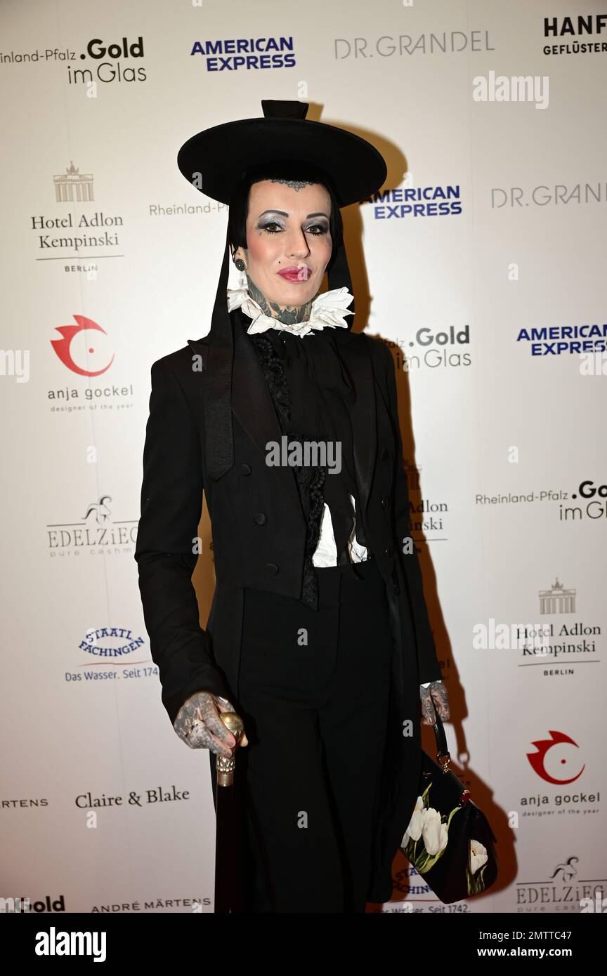 Sarah Settgast bei der Anja Gockel Fashion Show 'seven senses' Abendshow auf der Berlin Fashion ...