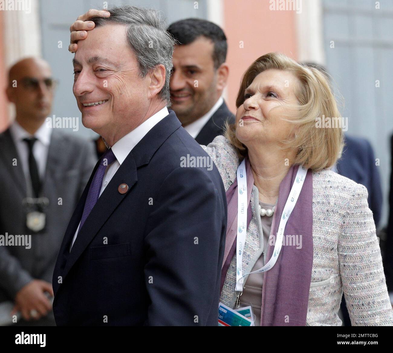 Serena Draghi, wife of President of the European Central Bank Mario ...