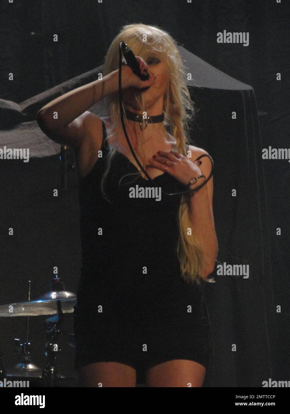 Taylor Momsen performs with her band the 'Pretty Reckless' at the ...