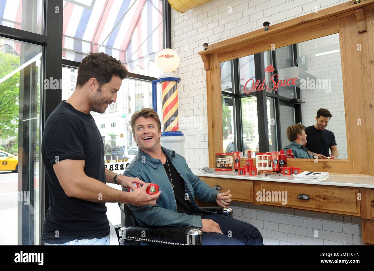 IMAGE DISTRIBUTED FOR OLD SPICE - Actor Luke Hemsworth and celebrity ...