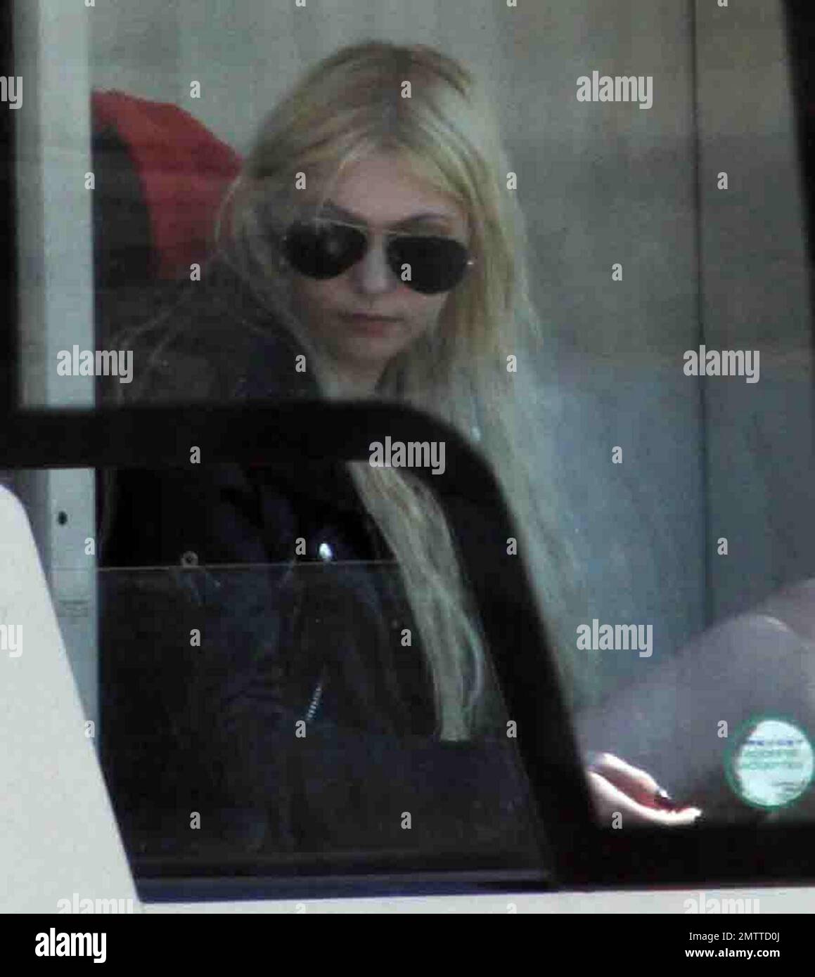 Actress turned Rock star, Taylor Momsen, arrives for sound check at the ...