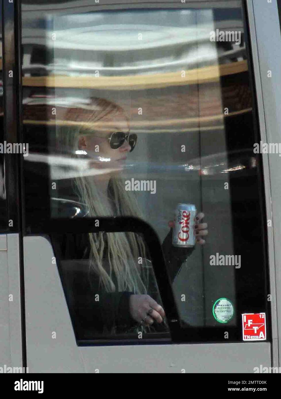 Actress turned Rock star, Taylor Momsen, arrives for sound check at the ...