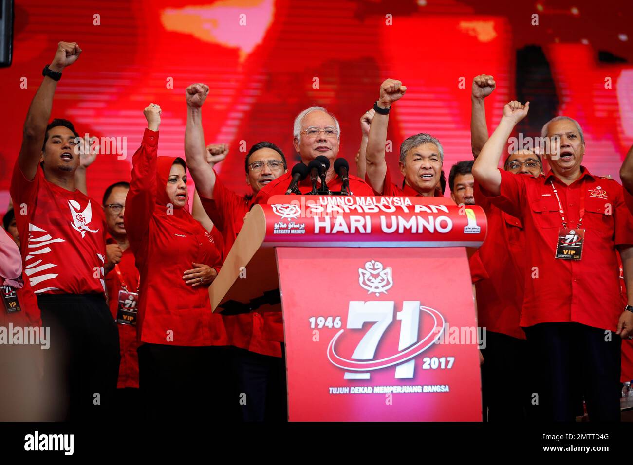 Malaysian Prime Minister and President of Malaysia's ruling party ...