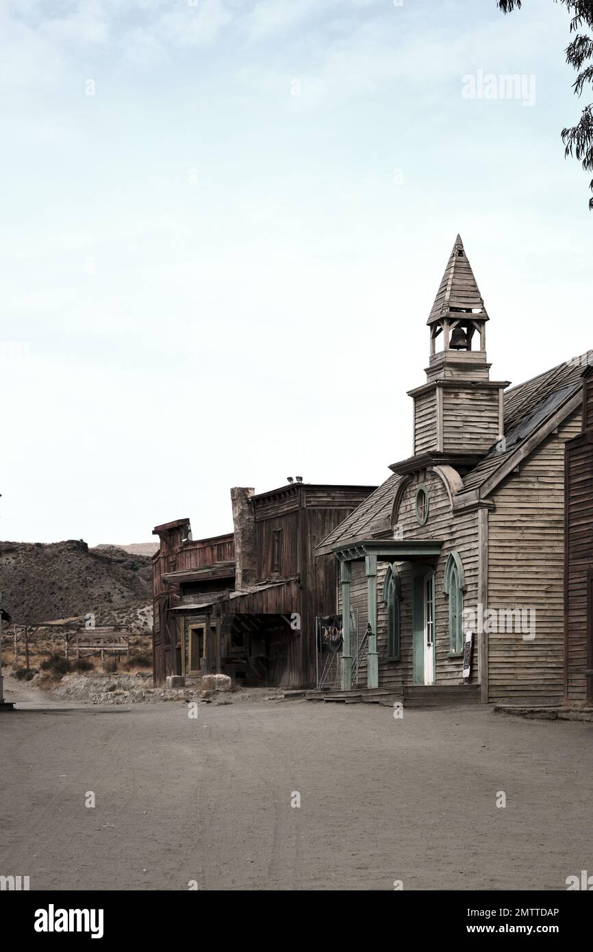An old church building in Tabernas Stock Photo - Alamy