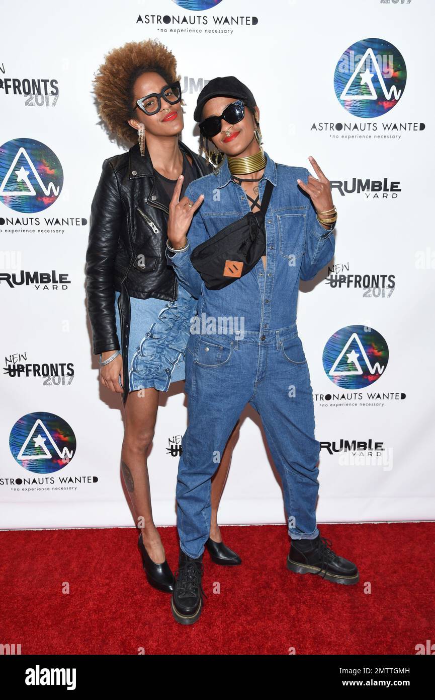 Corianna Dotson, left, and Brianna Dotson of Coco and Breezy attend the ...