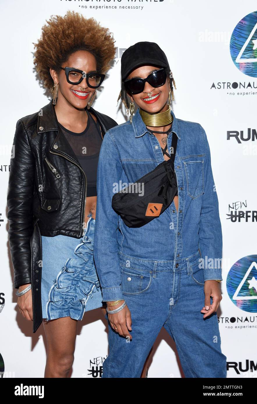 Corianna Dotson, left, and Brianna Dotson of Coco and Breezy attend the ...