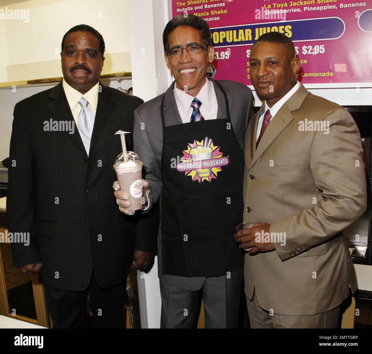 Looking sharp in a nice grey suit Ted Williams (aka the homeless man ...