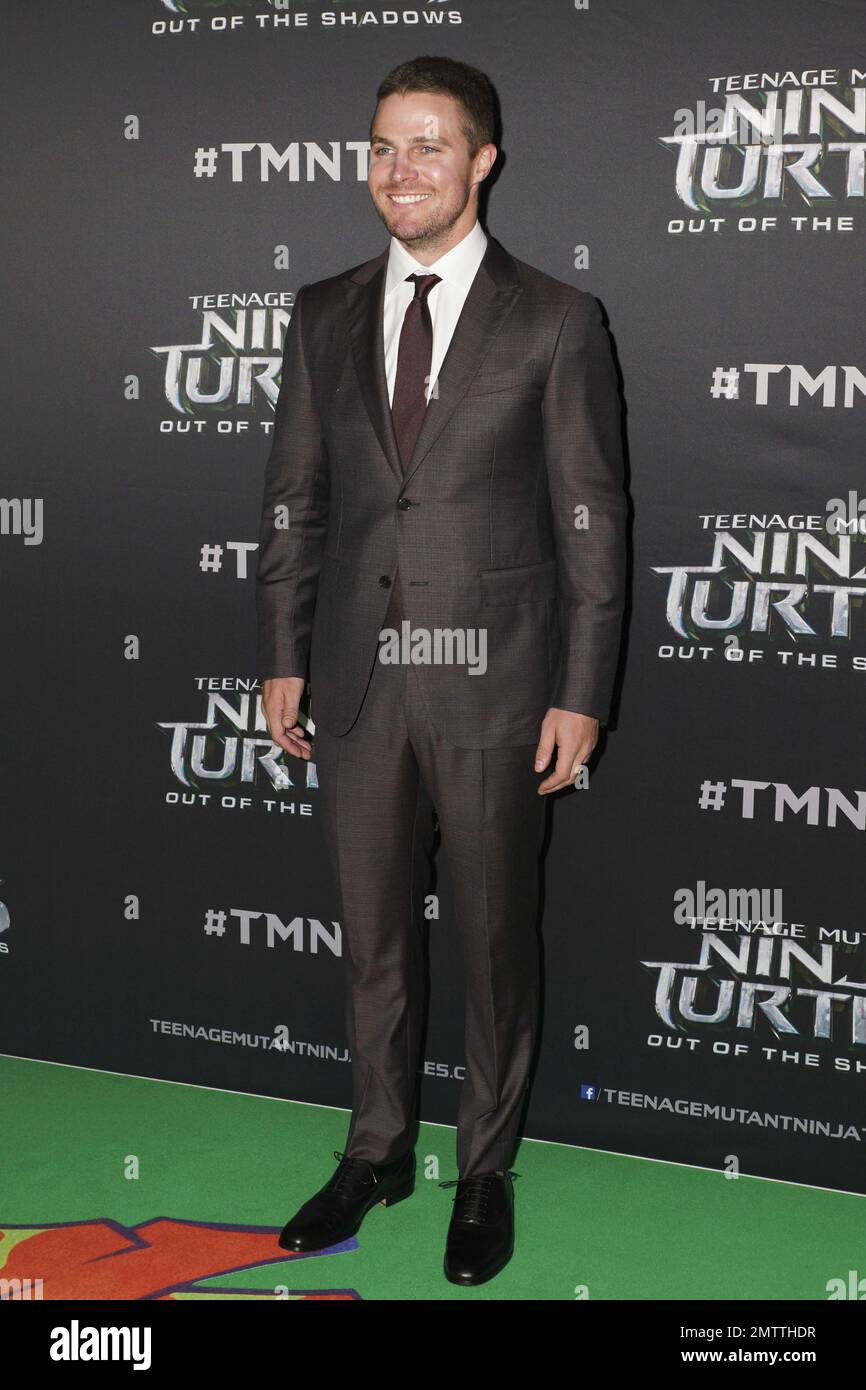 Stephen Amell at the Australian Premiere of 'Teenage Mutant Ninja ...