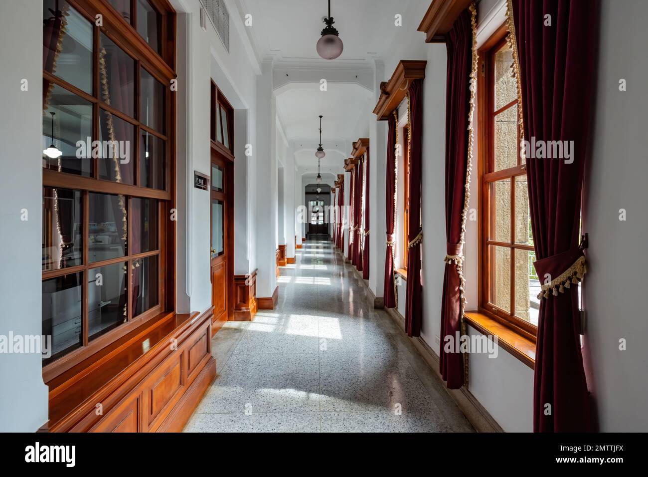 Taipei, JAN 1 2023 - Interior view of the National 228 Memorial Museum ...