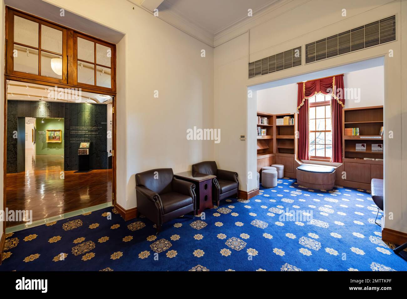 Taipei, JAN 1 2023 - Interior view of the National 228 Memorial Museum ...